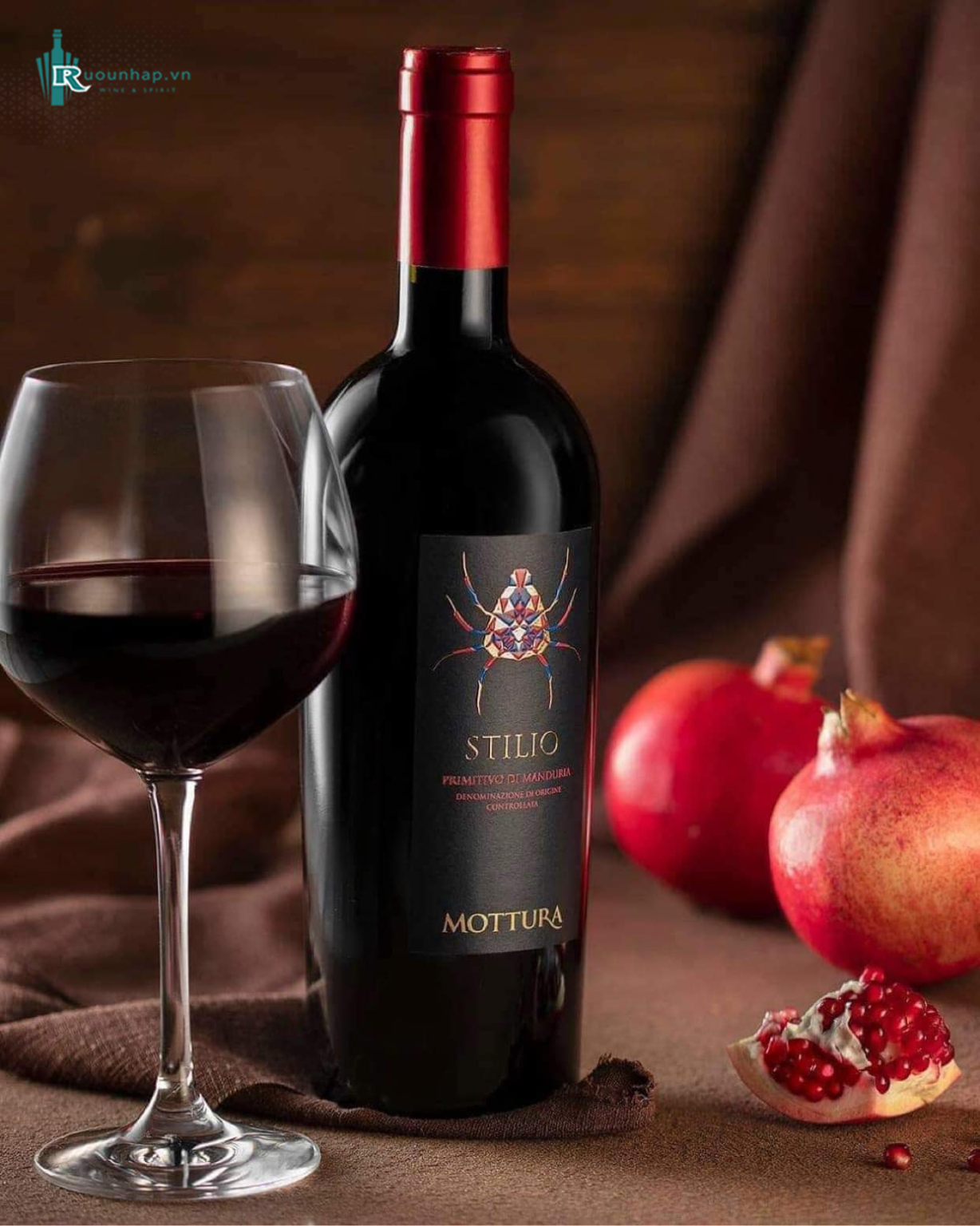 Rượu Vang Stilio Primitivo di Manduria - Vang Con Nhện - Rượu nhập