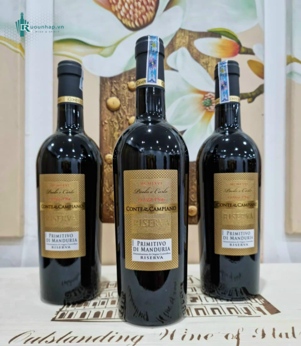 Rượu Vang Paolo e Carlo Primitivo di Manduria Riserva - Rượu nhập